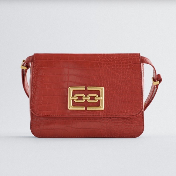 Zara | Bags | Zara Red Handbag | Poshmark